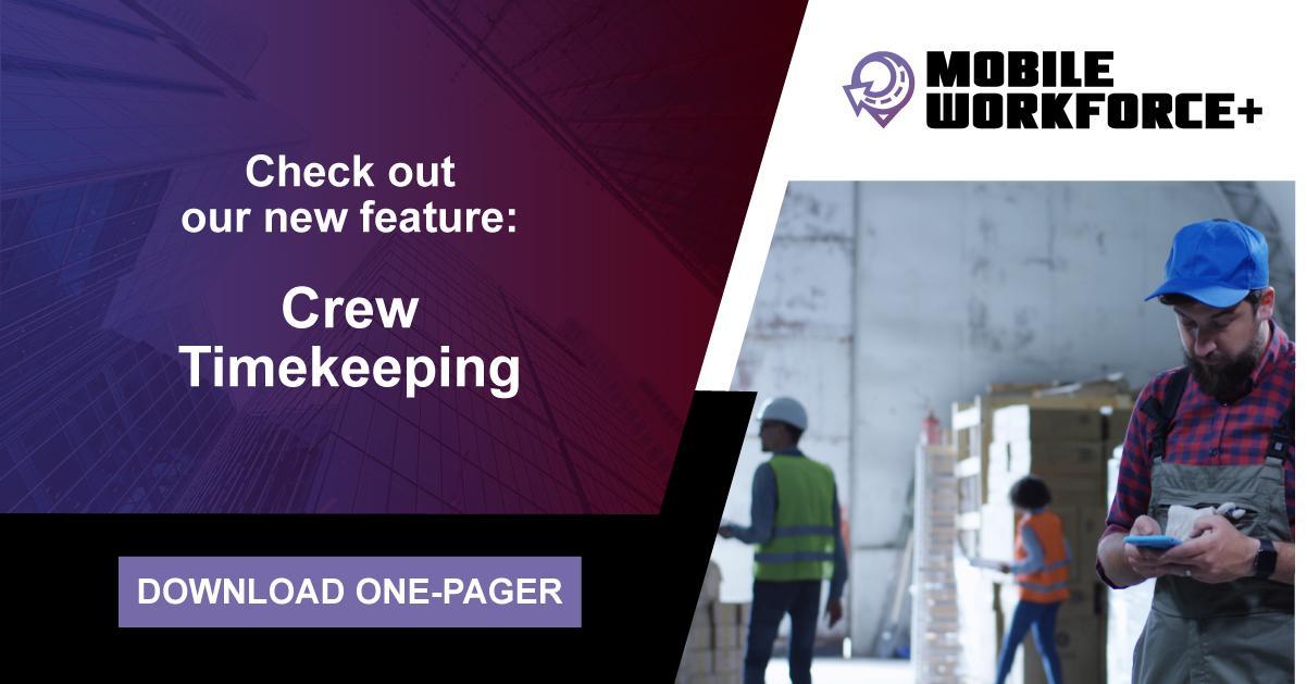 One-Pager: Crew Timekeeping - Actsoft, A Global Leader in Mobile ...