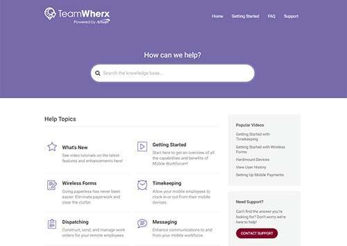 Encore Self-Help Wizard - Actsoft, A Global Leader in Mobile Workforce ...