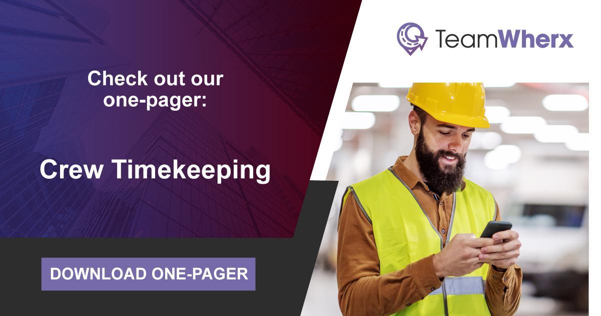 One-pager: Crew Timekeeping