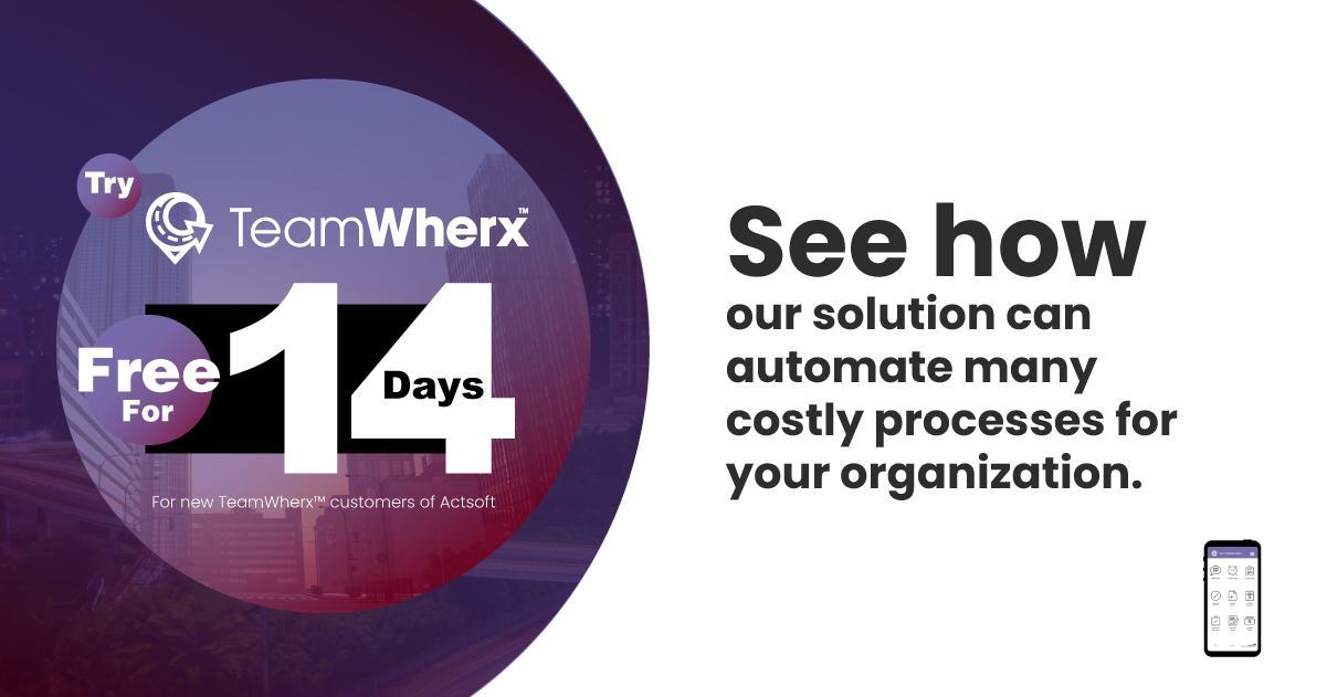 Get a Free 14-Day Trial from Actsoft