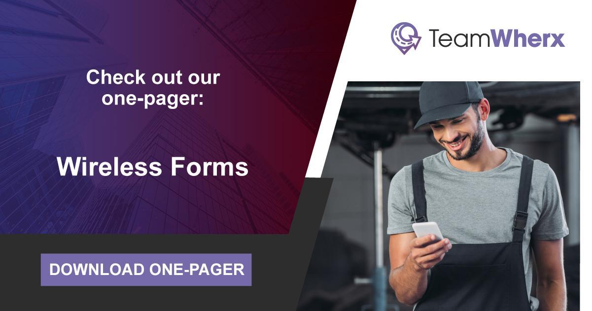 One-Pager: Wireless Forms
